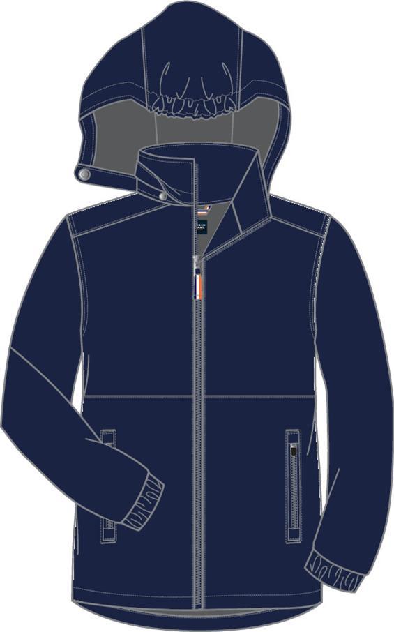 French Toast Kids Navy SP9155 Removable Hood Lined Jacket School Unifo ...